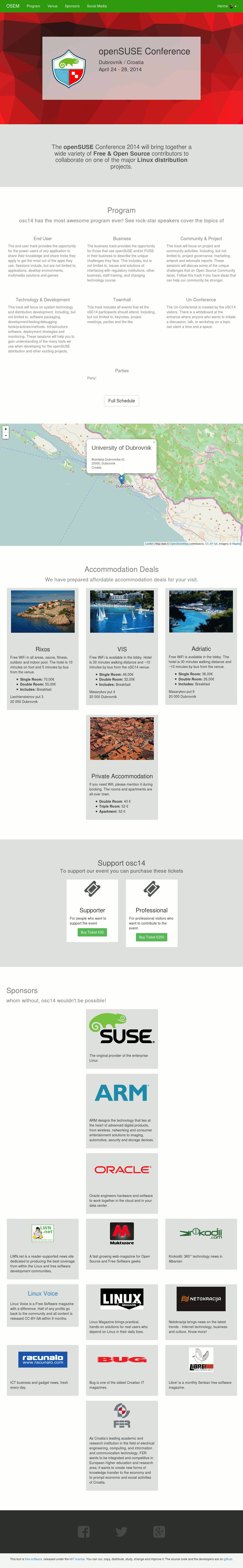 Open Source Event Manager